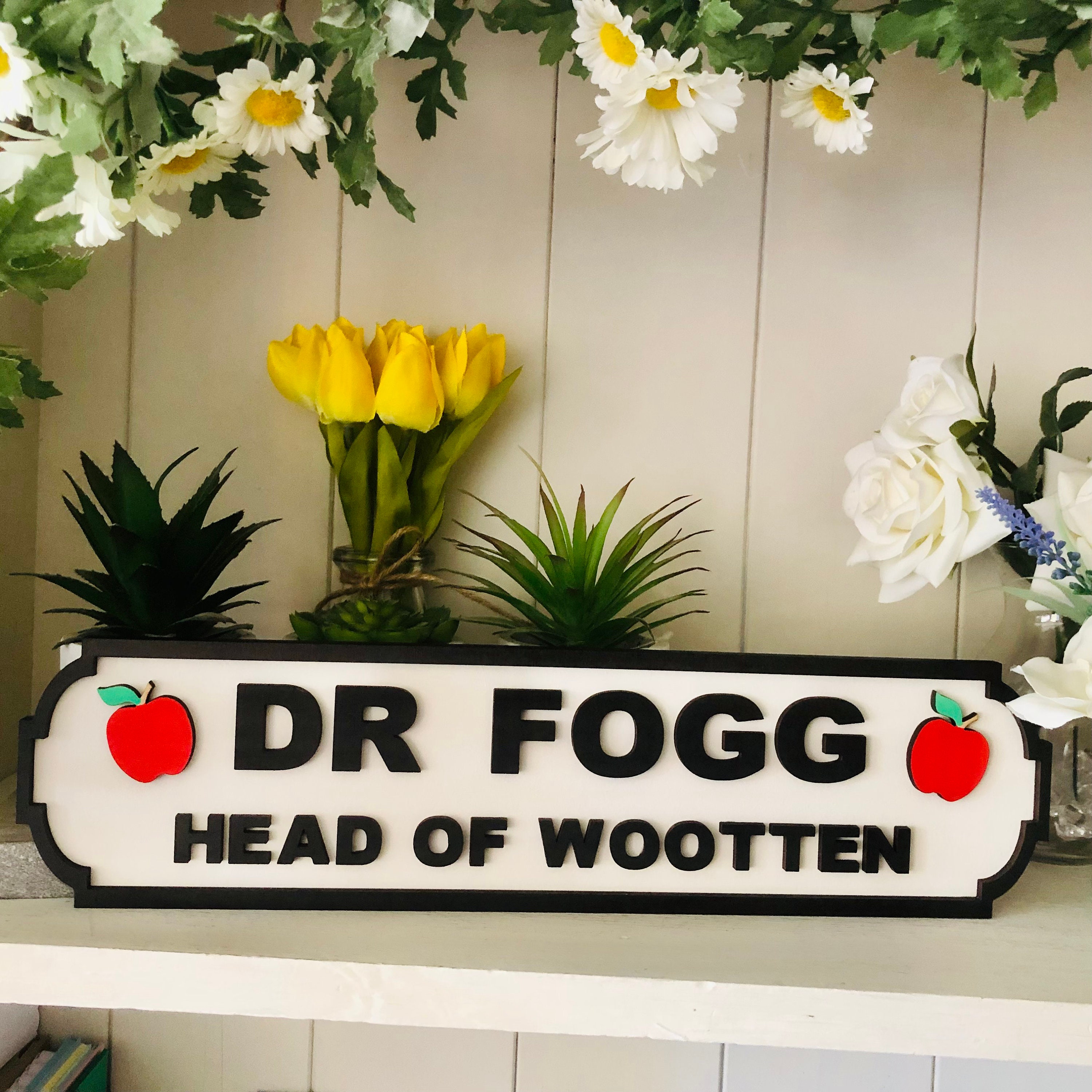 Teacher & Headteacher Sign Vintage Style Personalised Wooden - Etsy