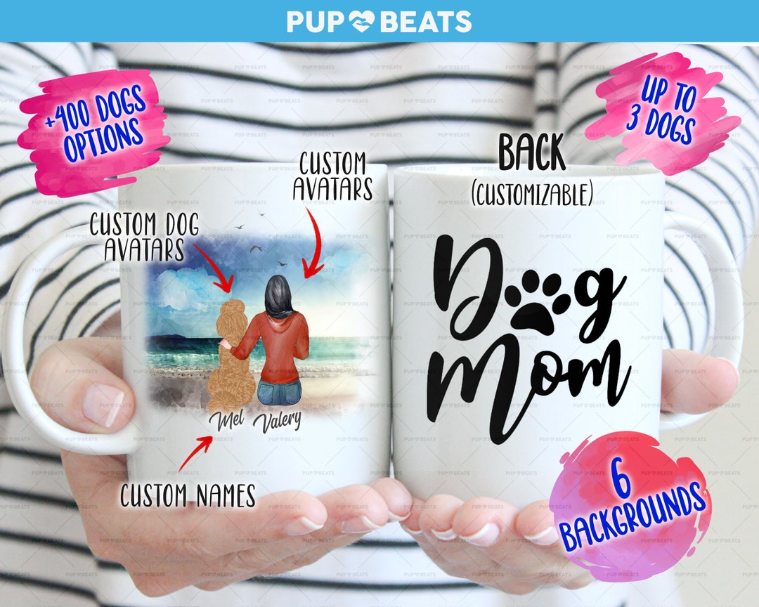 Personalized Dog Mug, Dog Mom Mug, Dog Coffee Mug, Dog Lover Mug, Pet ...