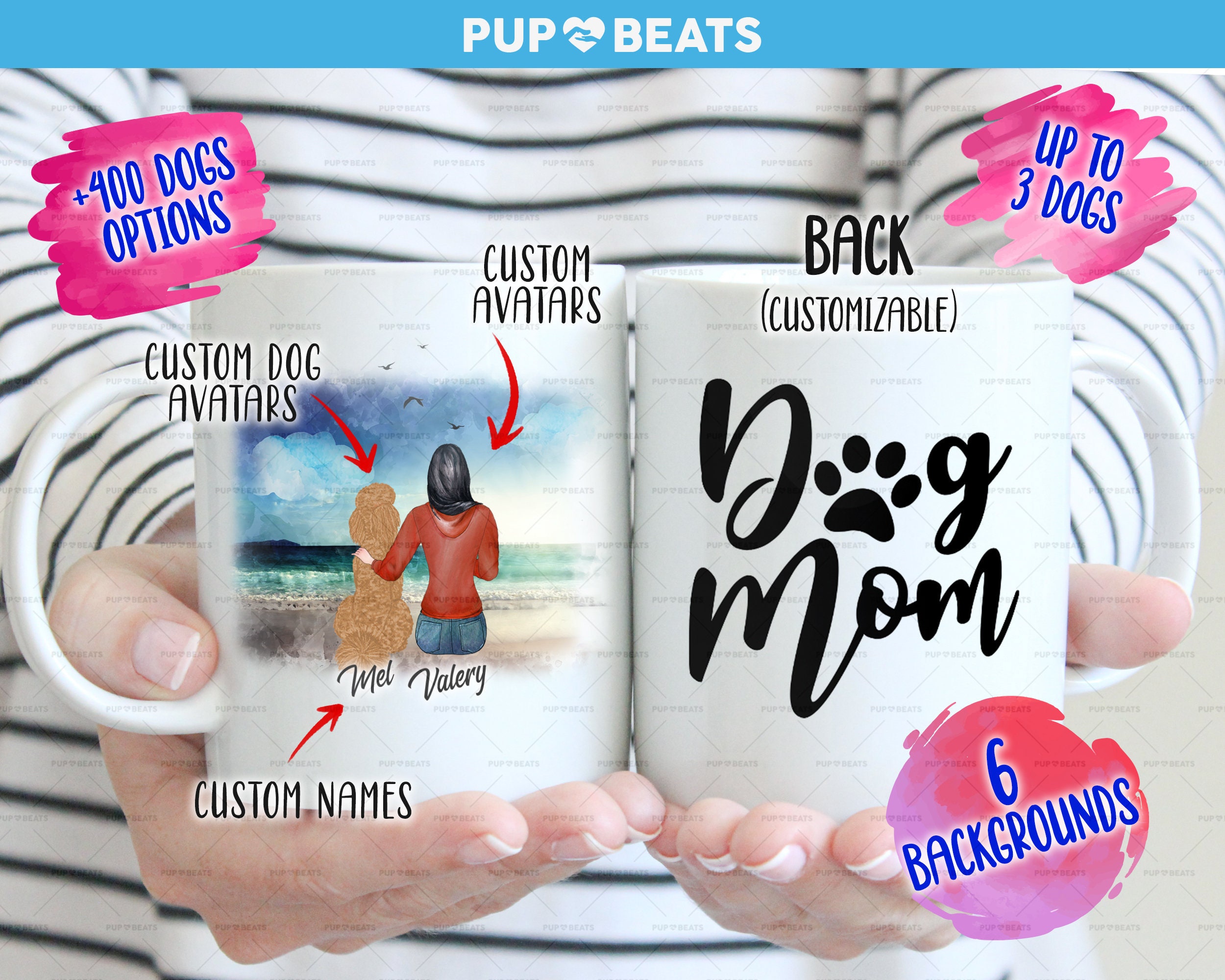 Personalized Dog Mug Dog Mom Mug Dog Coffee Mug Dog Lover - Etsy Canada