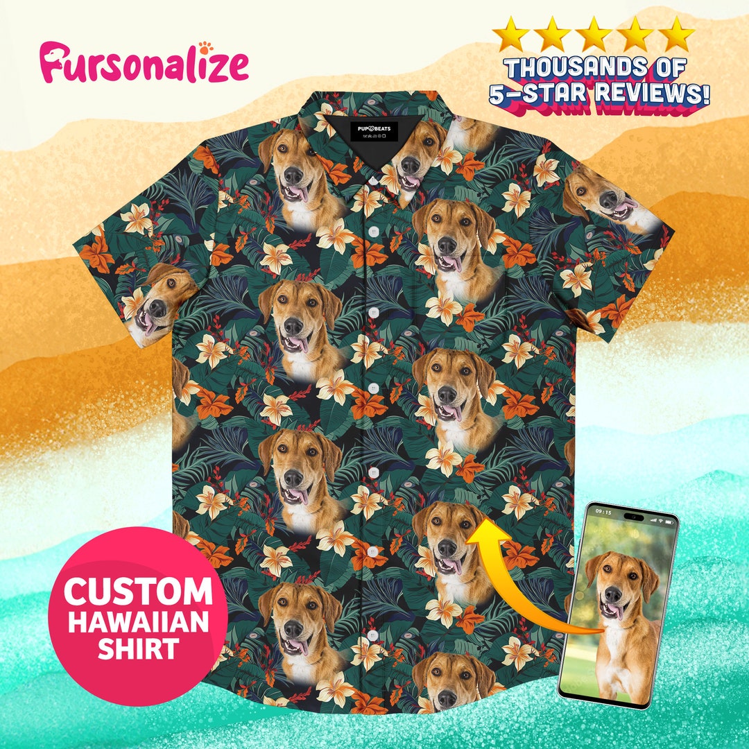 Custom Hawaiian Shirt With Face | Hawaiian Shirt for Man Women | Custom ...