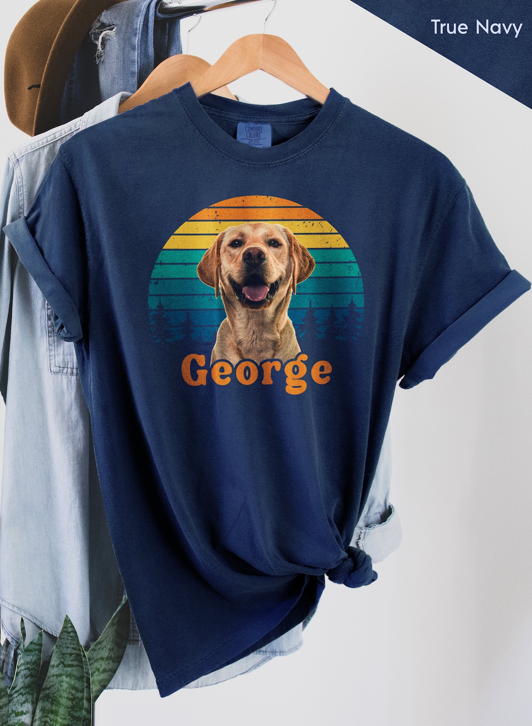 Custom Pet Shirt Pet Photo Name Custom Dog Shirt Personalized Dog Shirt ...