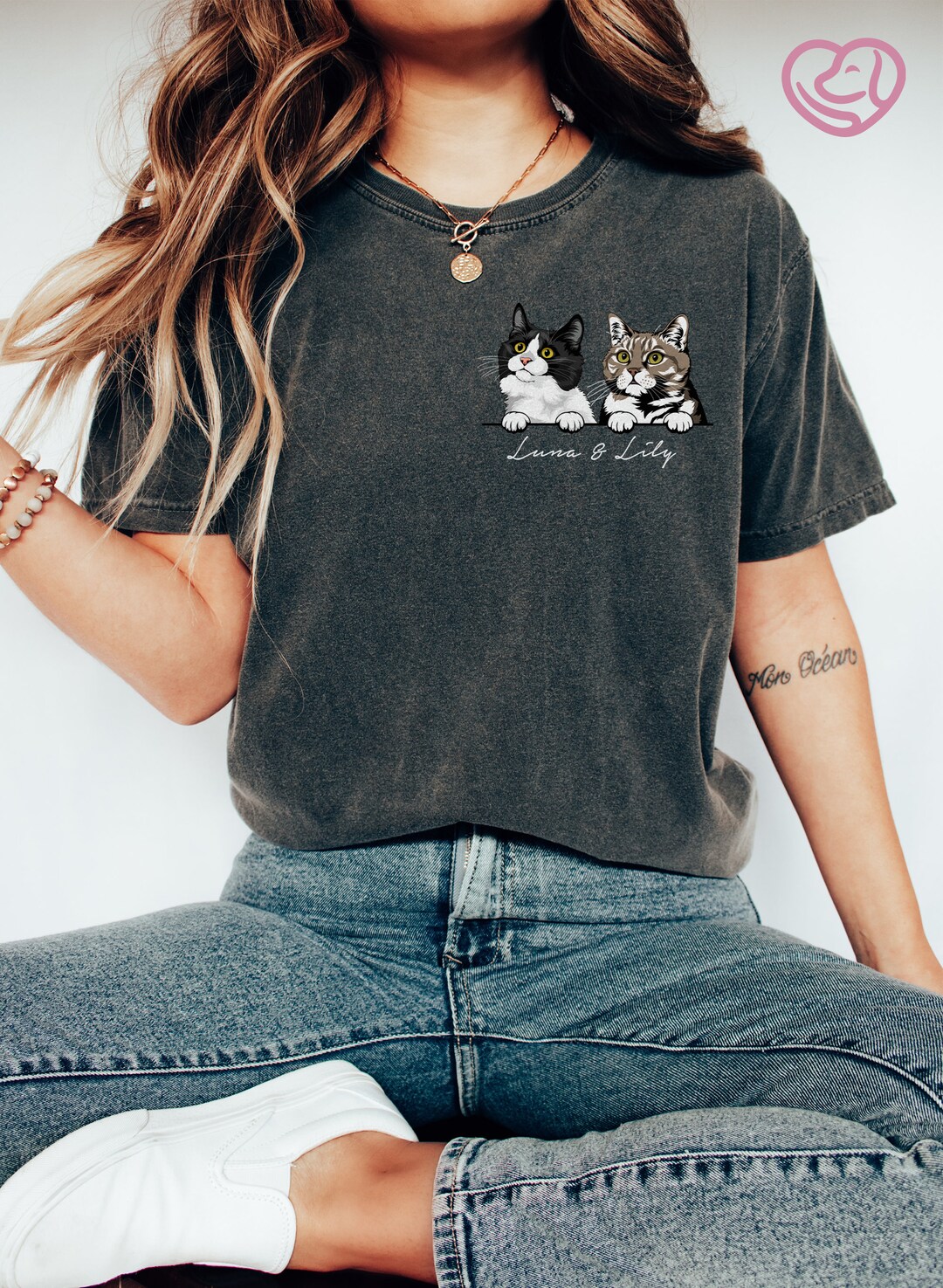 Personalized Cat Shirt | Cat Mom Shirt | Gift for Dad | Cat Owner Gift ...