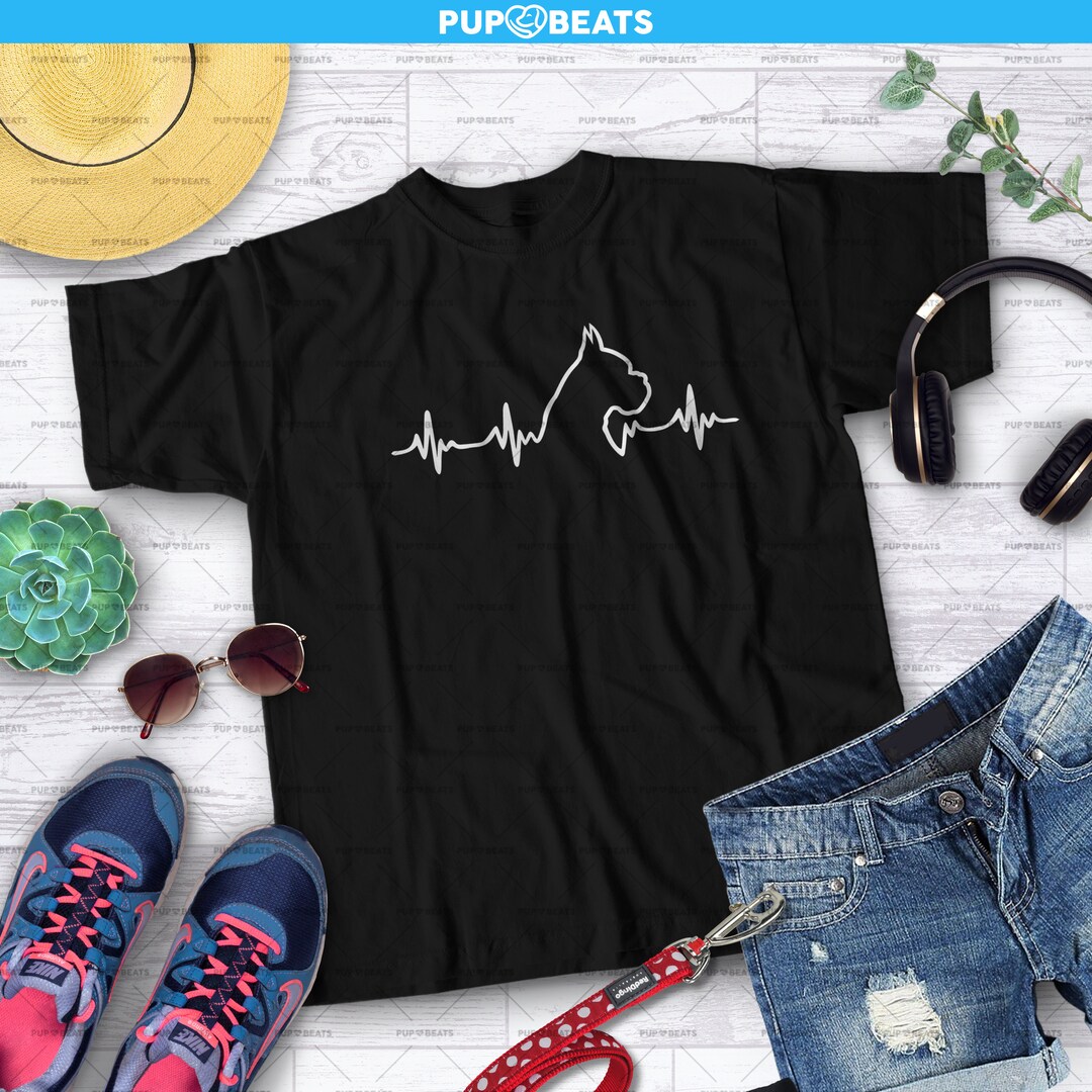 Boxer Dog Heartbeat T-shirt | Unisex Dog Lover Gift - Etsy