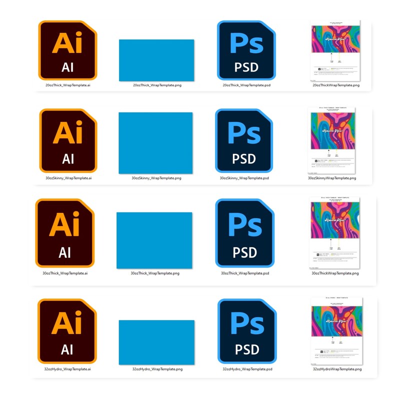 Makerflo Template Wraps Digital PNG Photoshop - Etsy