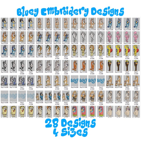 Nike Bluey Embroidery - Etsy