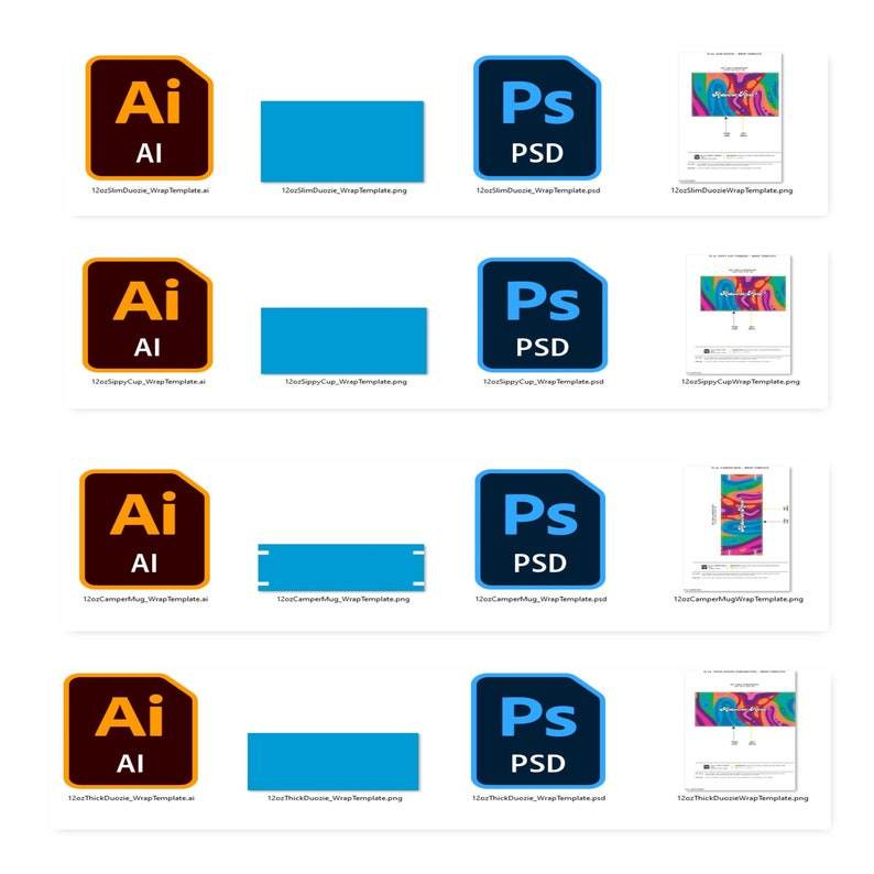 Makerflo Template Wraps Digital PNG Photoshop - Etsy