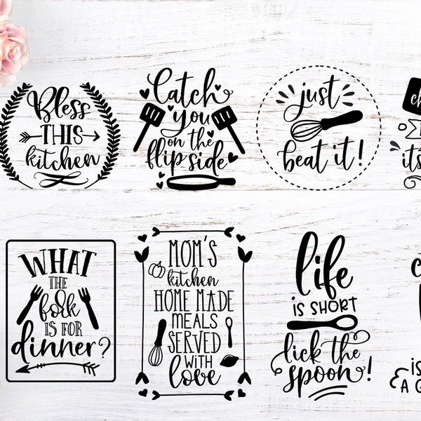 Kitchen Svg Files - Etsy