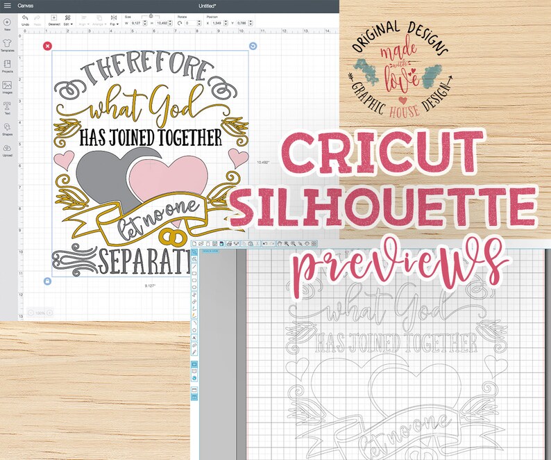Wedding Svg What God Has Joined Together Cut File in SVG - Etsy