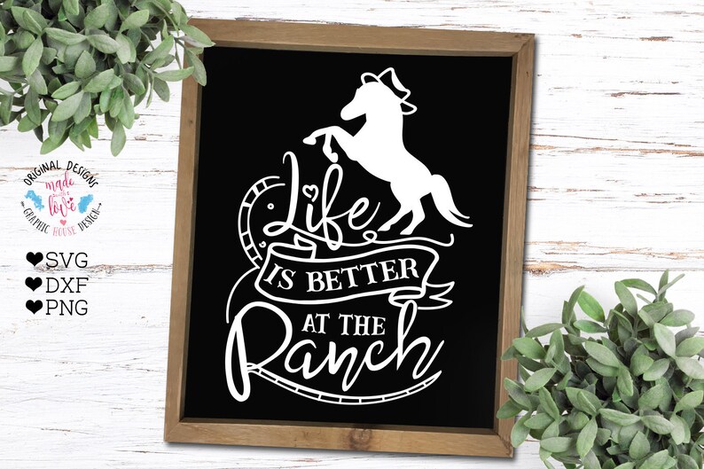 Ranch Svg File Farm Life SVG Life is Better at the Ranch Cut | Etsy