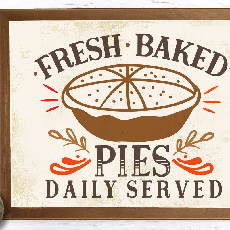Fresh Baked Pies Sign - Etsy