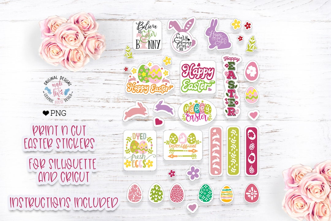Easter Stickers, Easter Planner Stickers, Easter Kids Stickers, Easter ...