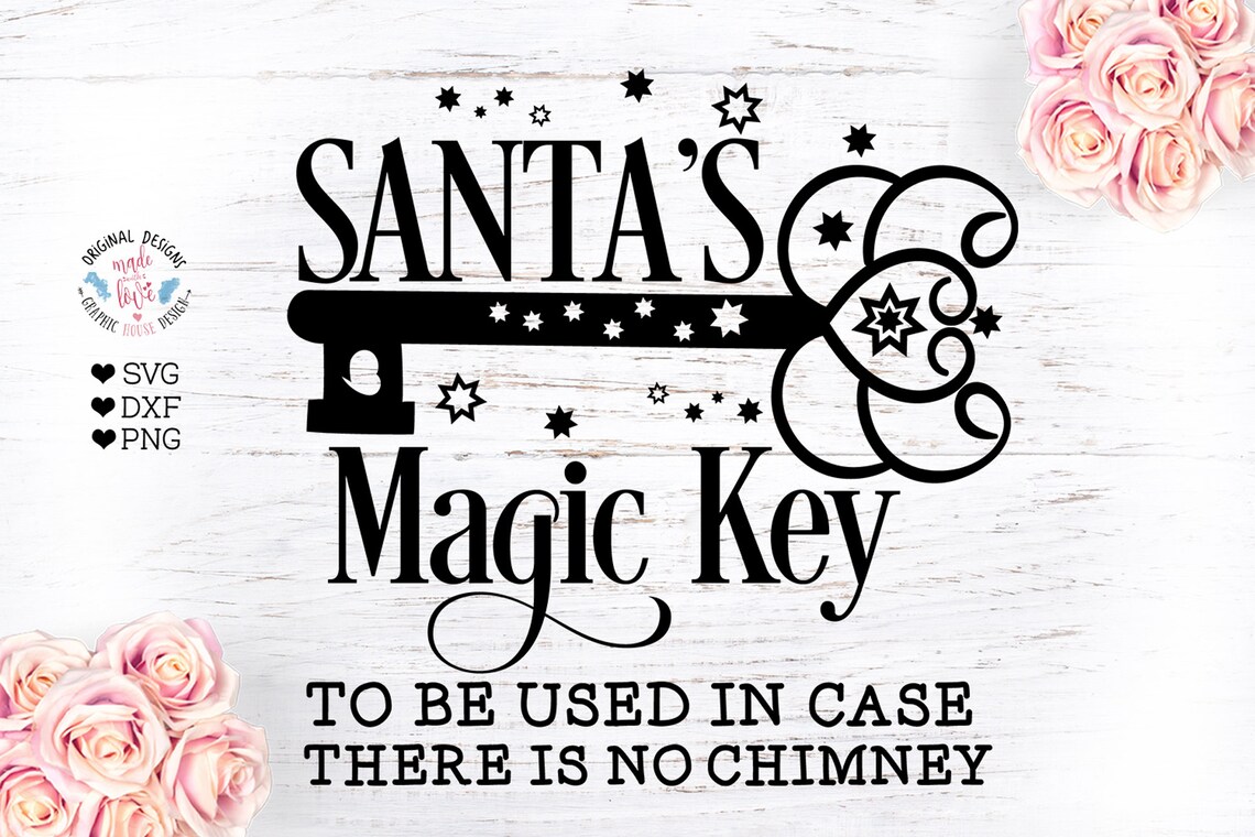 Christmas Svg Santa's Magic Key Svg Santa Svg Magic Key - Etsy