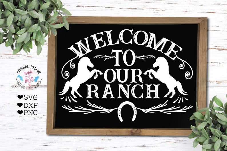 Ranch Svg Welcome to Our Ranch SVG Ranch Cut File in SVG - Etsy