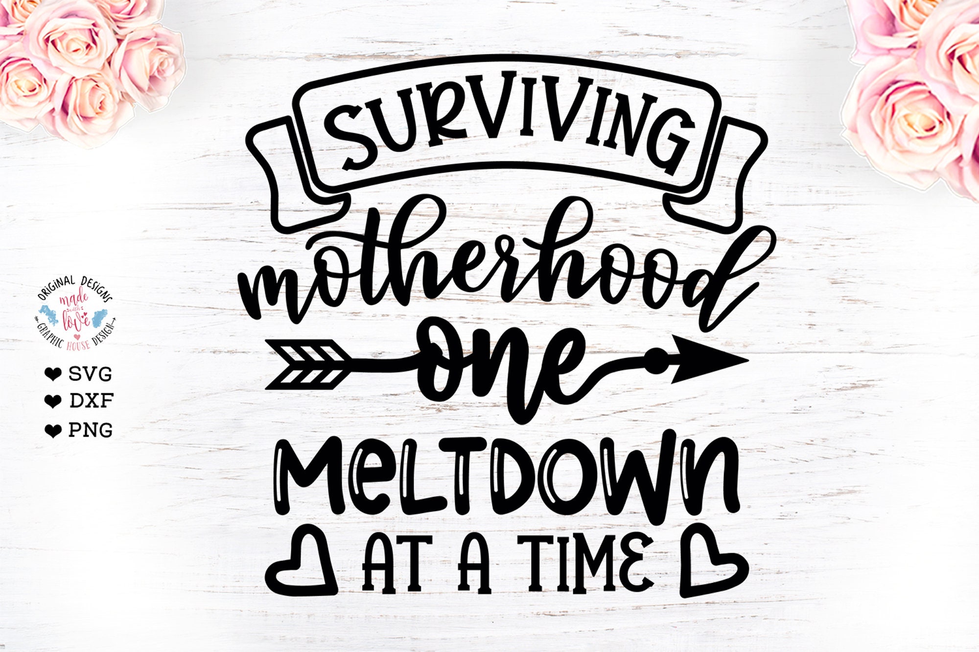 Surviving Motherhood Cut File Mother svg Mom svg Motherhood | Etsy