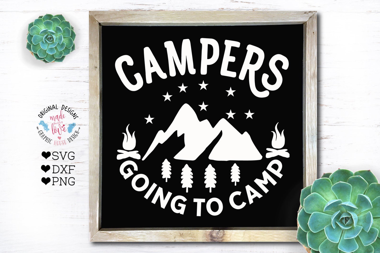 Campers Going to Camp Cut File in SVG DXF PNG Campers Svg | Etsy
