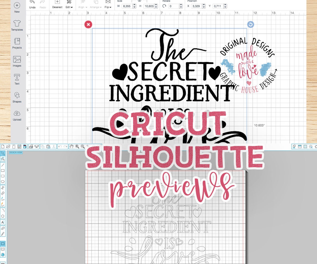 Kitchen Svg Kitchen Printable the Secret Ingredient is Love - Etsy