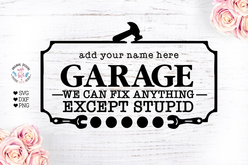 Family Garage Svg Custom Garage Sign Custom Garage Name | Etsy