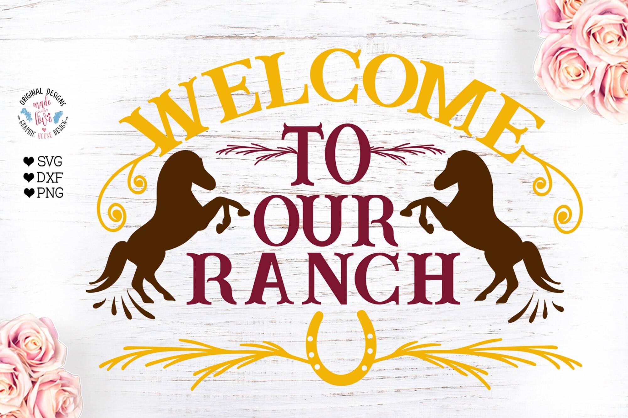 Ranch Svg Welcome to Our Ranch SVG Ranch Cut File in SVG - Etsy