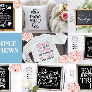 Faith Bundle, Bible Verses Bundle, 50 God Quotes Cut Files, Bible Svg ...