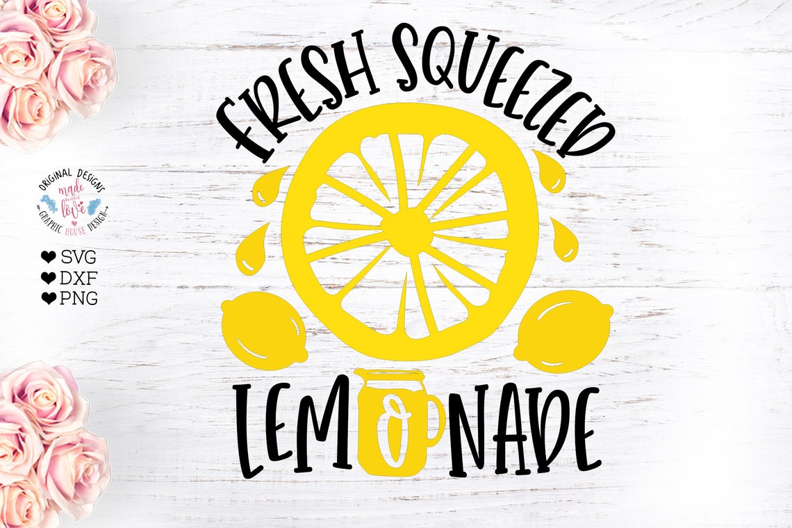 Fresh Squeezed Lemonade Lemons Svg Lemonade Svg Lemonade - Etsy
