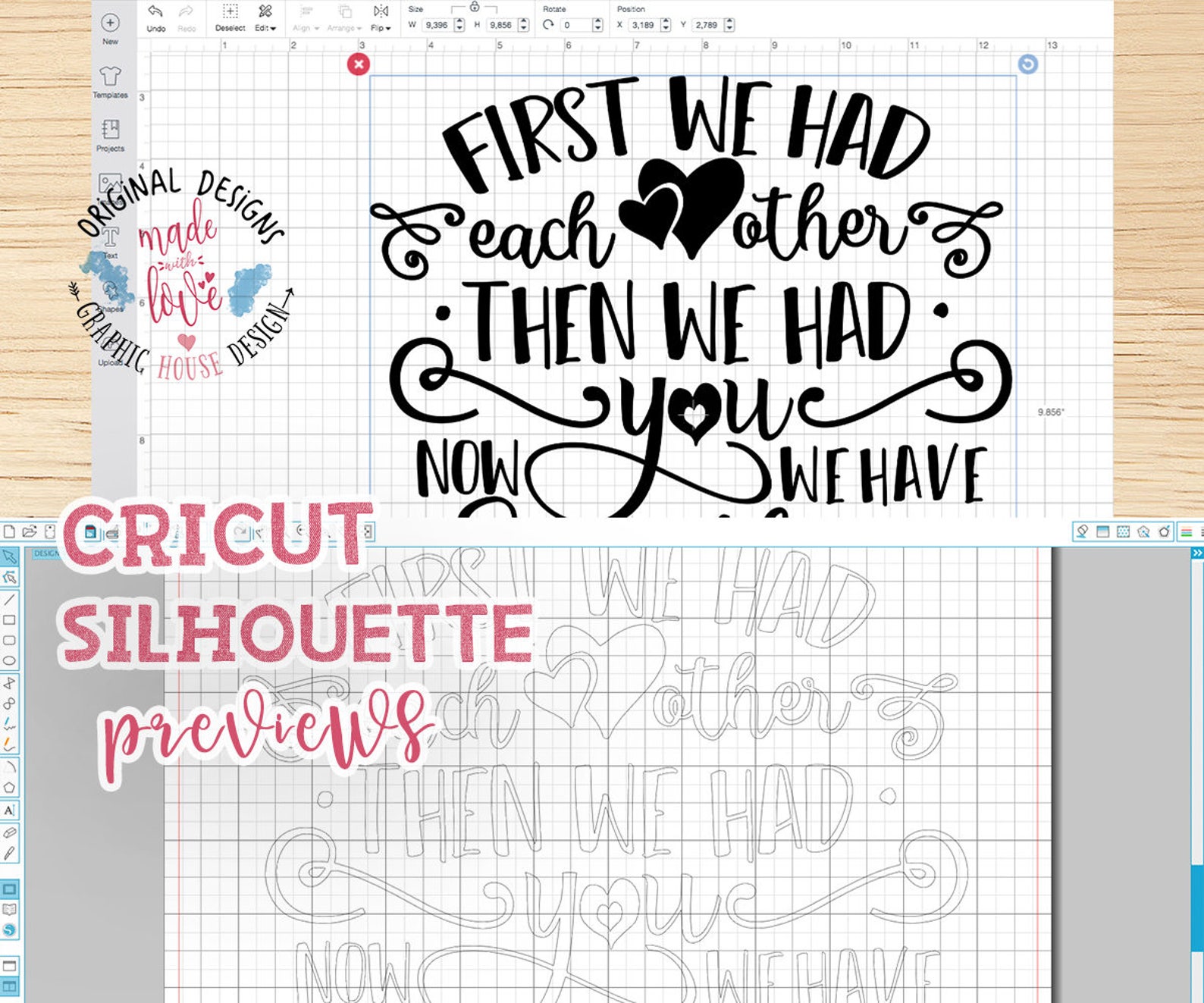 New Baby SVG New Baby Cut File First We Had Each Other Now - Etsy