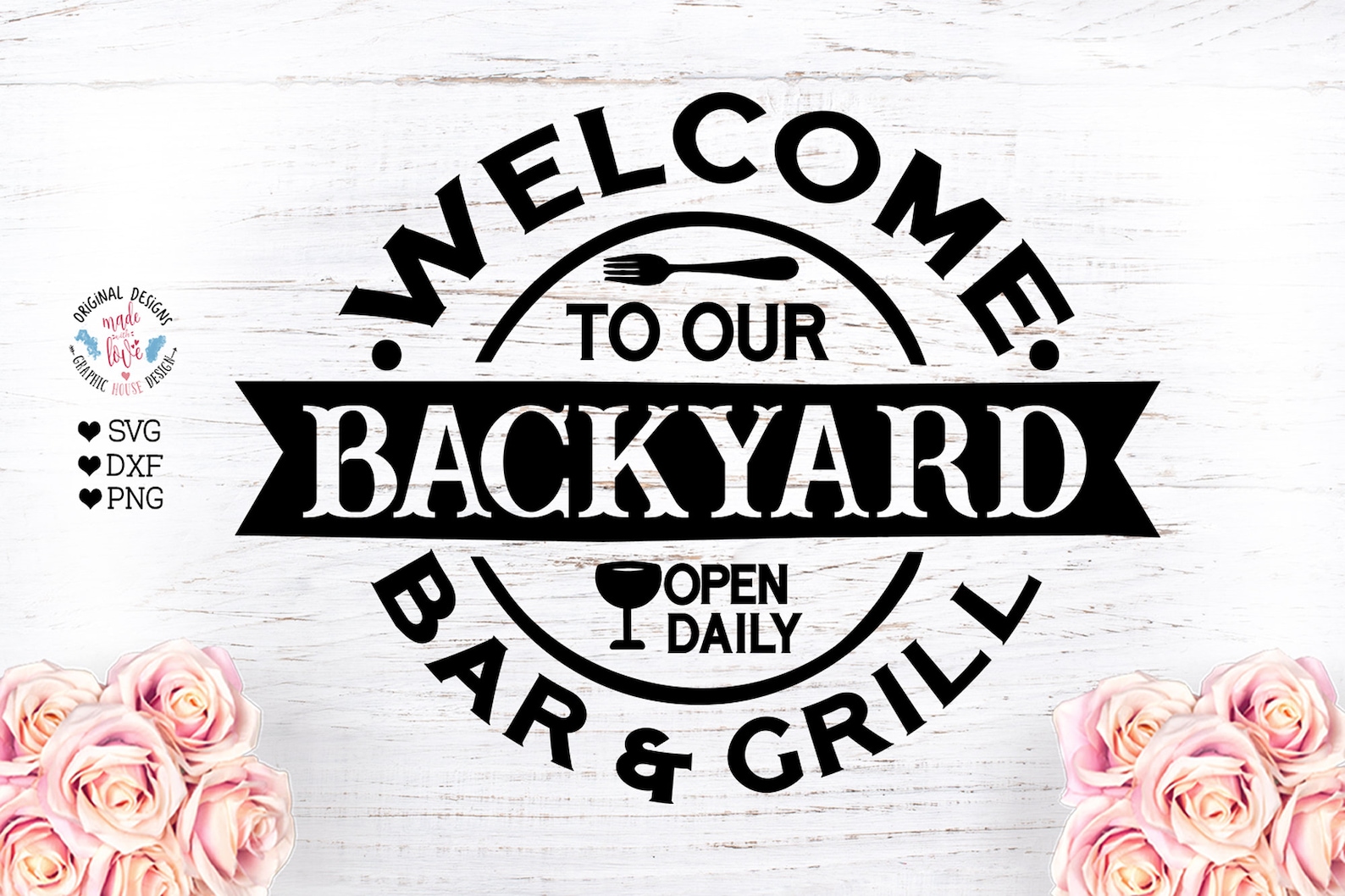 Welcome to Our Backyard Bar and Grill Barbecue Svg Backyard - Etsy