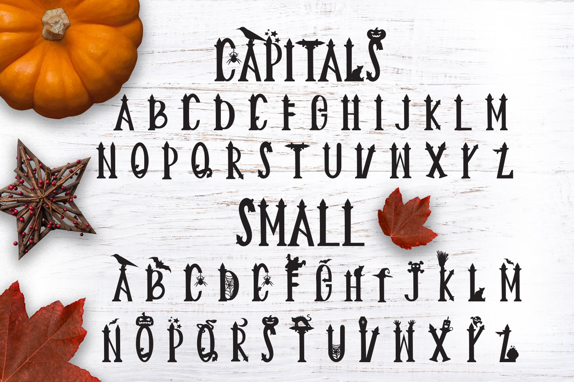 Halloween Font Decorative Font Display Font Witch Font - Etsy