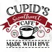 Cupids Sweetheart Cafe Svg, Cupid Svg, Cupid Cafe Svg, Cupid Sign Svg ...