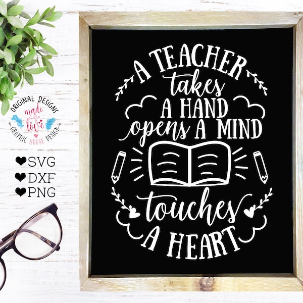 Teacher Takes a Hand - Etsy