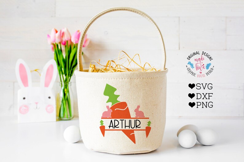 Easter Svg Easter Monogram Svg Easter Split Monogram Frames - Etsy