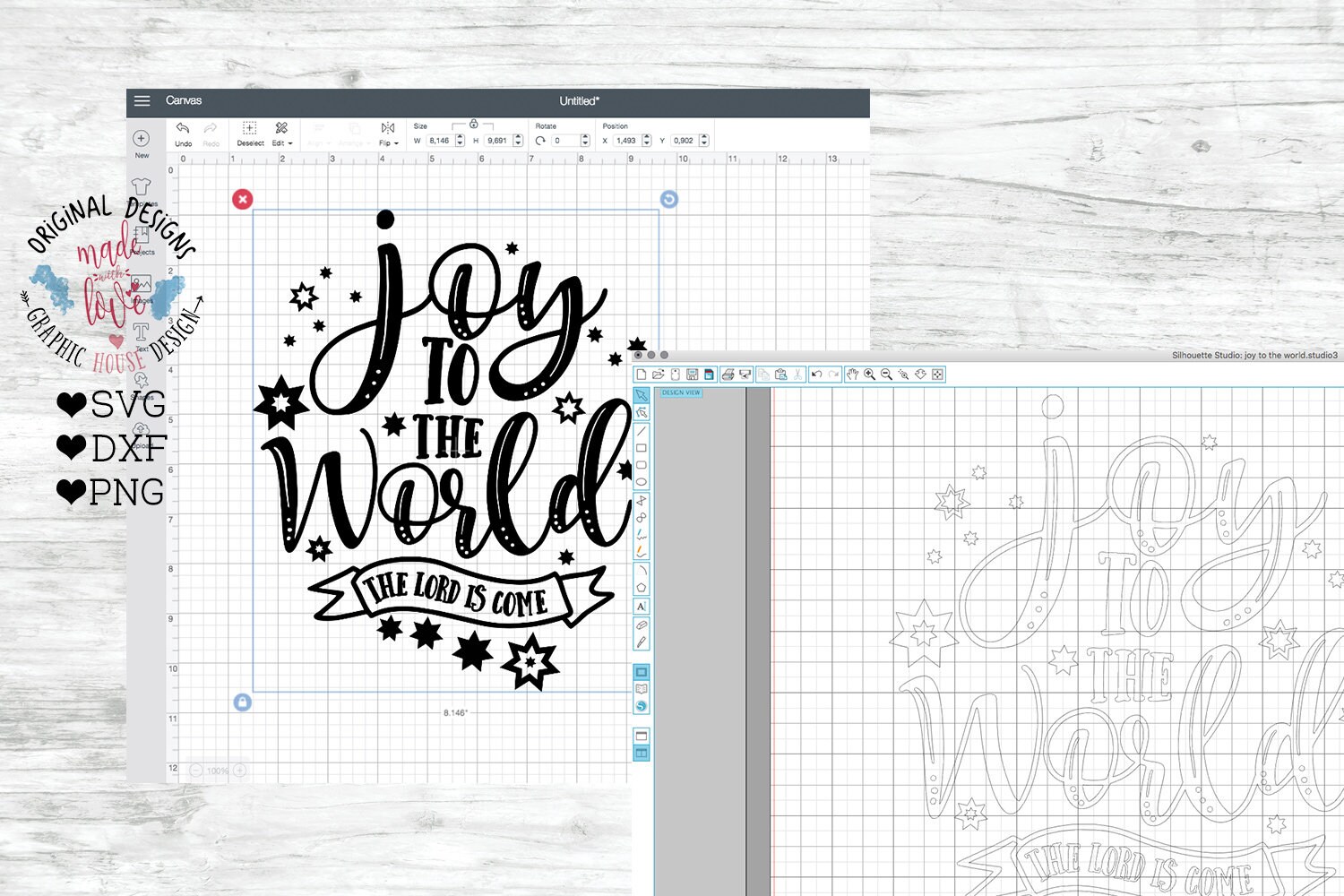 Christmas Svg Christmas Carol Svg Joy the World Svg the - Etsy