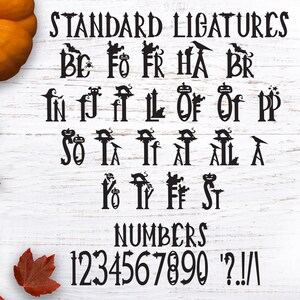 Halloween Font, Decorative Font, Display Font, Witch Font, Open Type ...