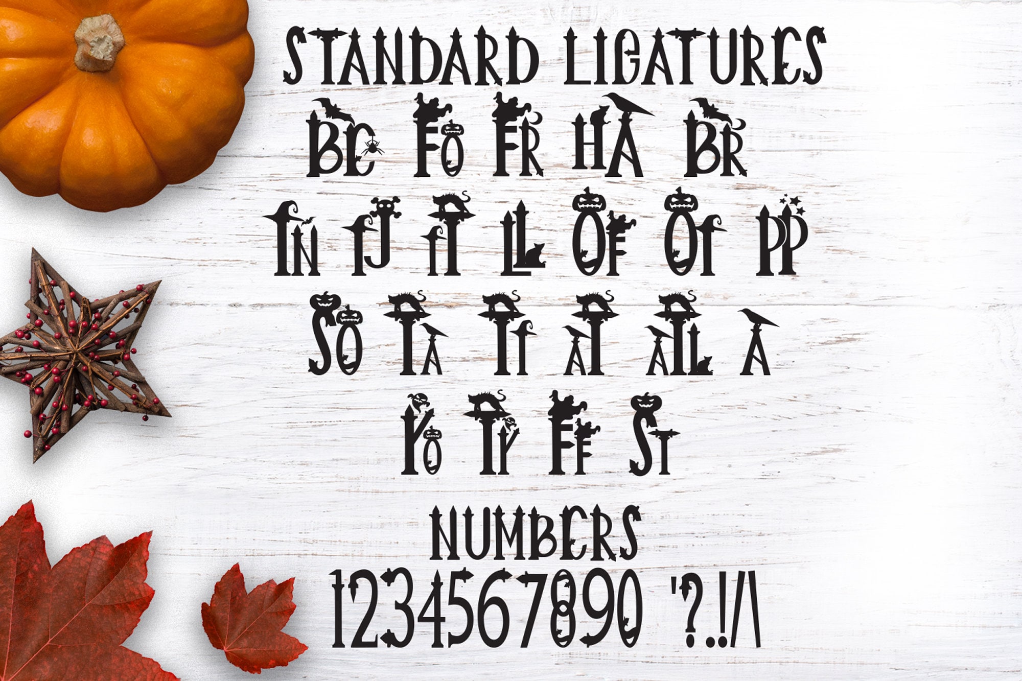 Halloween Font Decorative Font Display Font Witch Font - Etsy