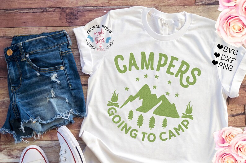 Campers Going to Camp Cut File in SVG DXF PNG Campers Svg | Etsy