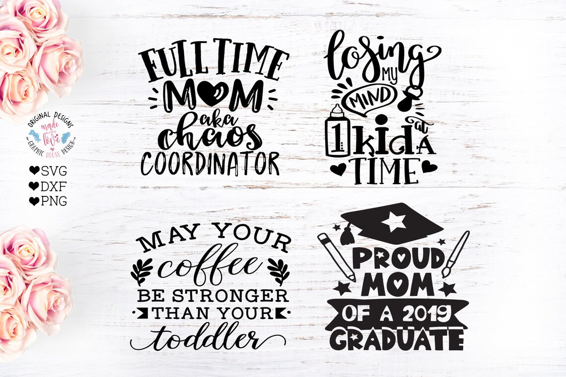 Mom Svg Mother Svg Mom T-shirts Svg Mom Cut Files Bundle in - Etsy