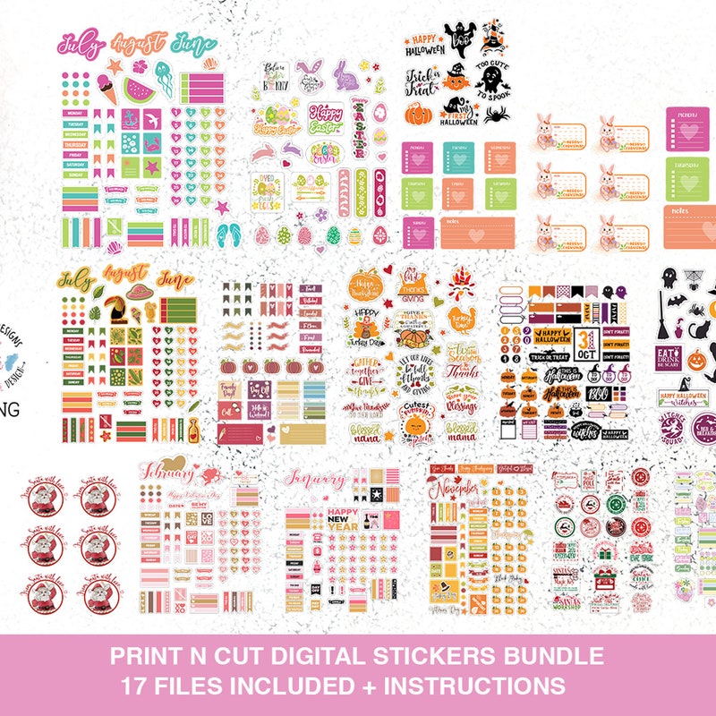 Hand Cut Stickers - Etsy