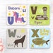 Alphabet Cards, Printable Alphabet, Animals Alphabet, Alphabet ...
