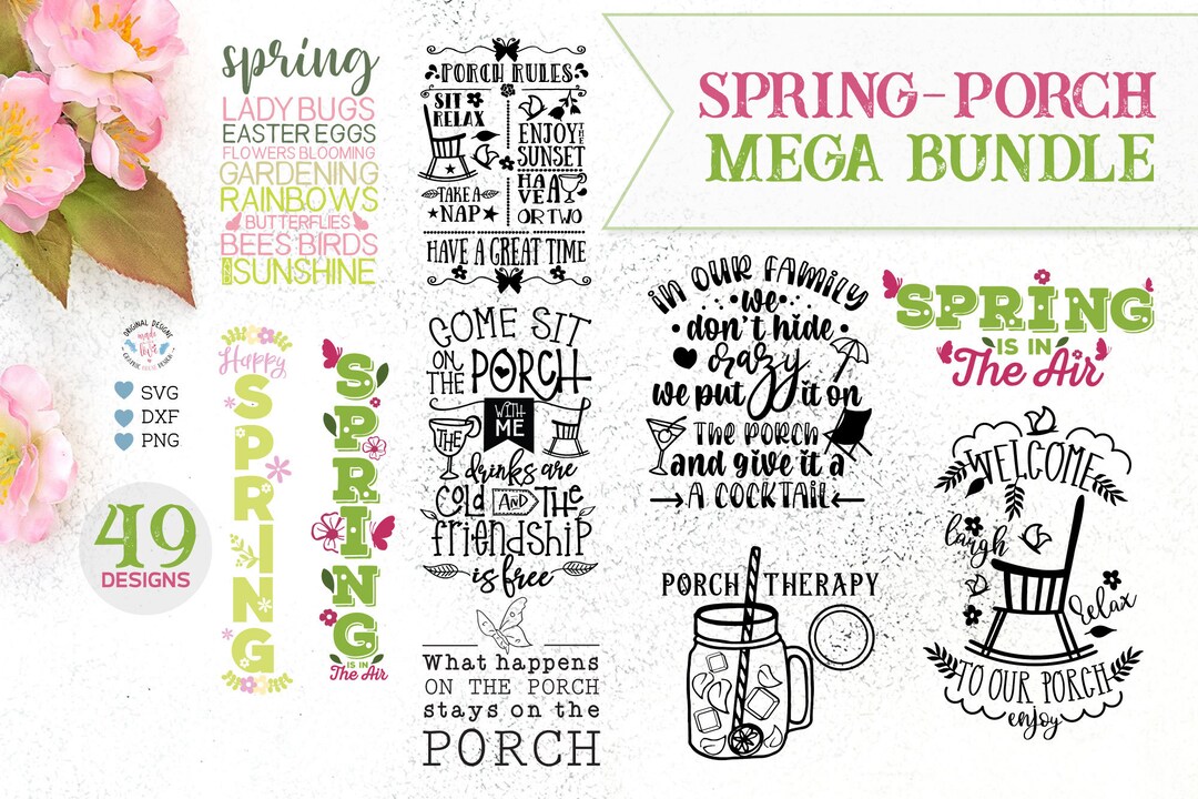 Porch Bundle, Porch Svg Bundle, Porch Cut Files, Porch Svg Files ...