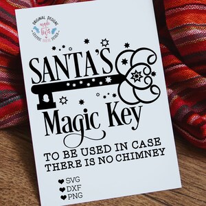 Christmas Svg, Santa's Magic Key Svg, Santa Svg, Magic Key Svg, Santa ...