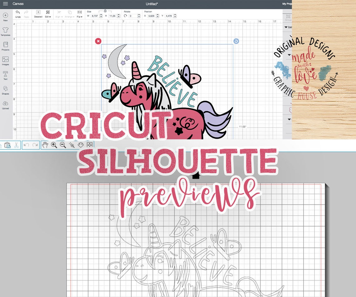 Unicorn Svg Unicorn Cutting File Believe in Magic Svg - Etsy