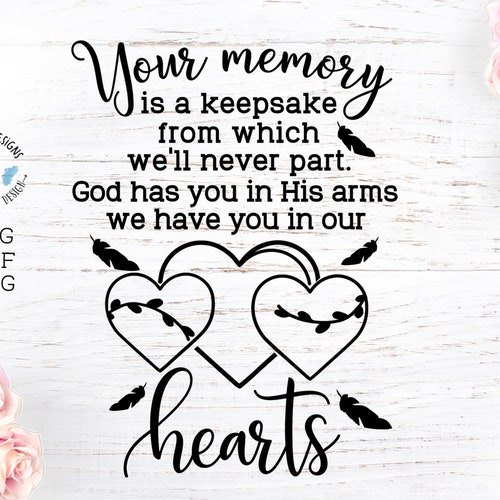 Your Memory is a Keepsake Memorial Day Fathers Day - Etsy
