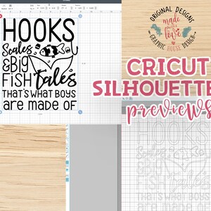 Fishing Nursery Svg, Boys Fishing Svg, Hooks, Scales and Big Fish Tales ...