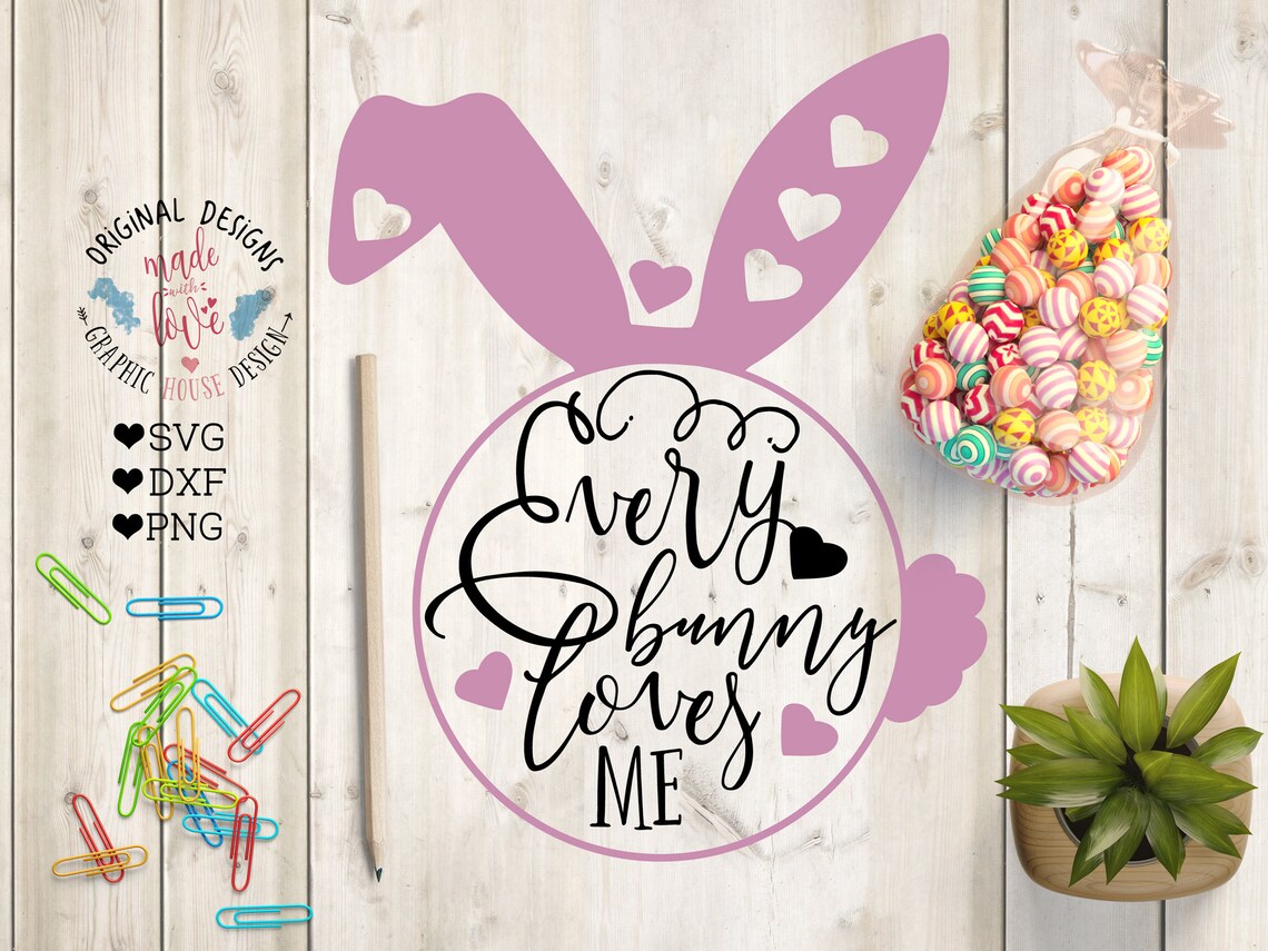 Easter Bunny Svg Easter Svg Easter Cut File for Silhouette - Etsy