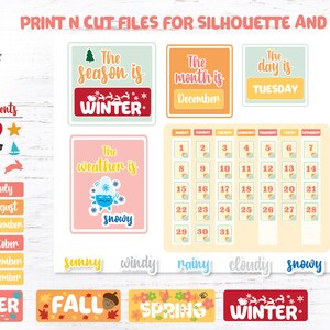 Morning Board, Printable Morning Board, Print N Cut Kids Boards ...