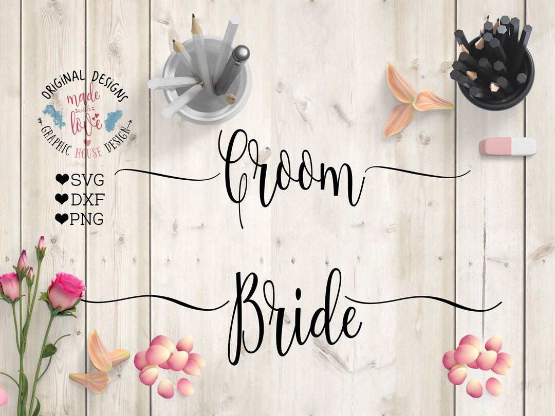 Bride svg, groom svg, bride dxf, groom dxf, bride iron on, groom iron ...