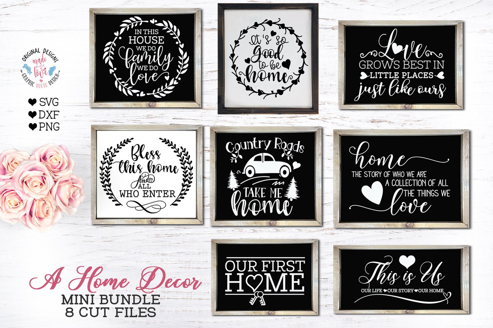 Home SVG Home Sign Svg Home Svg Bundle Home Decor SVG - Etsy