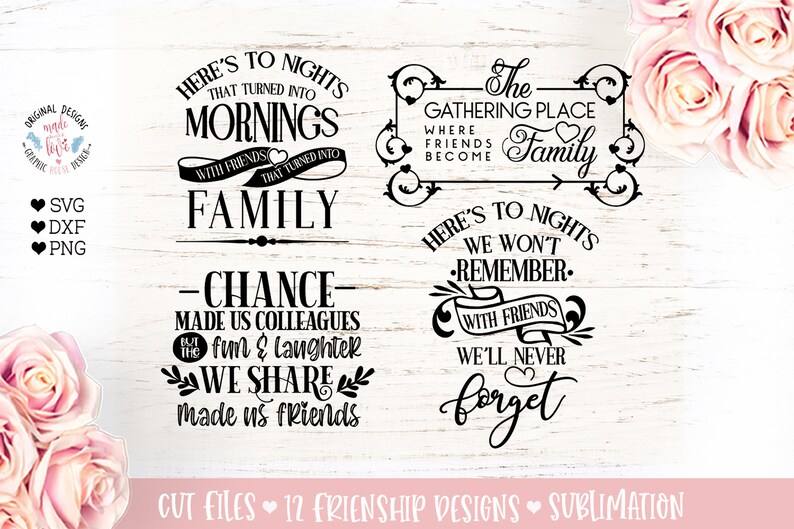 Friends Svg Friends Cut Files Friends Bundle Friends | Etsy