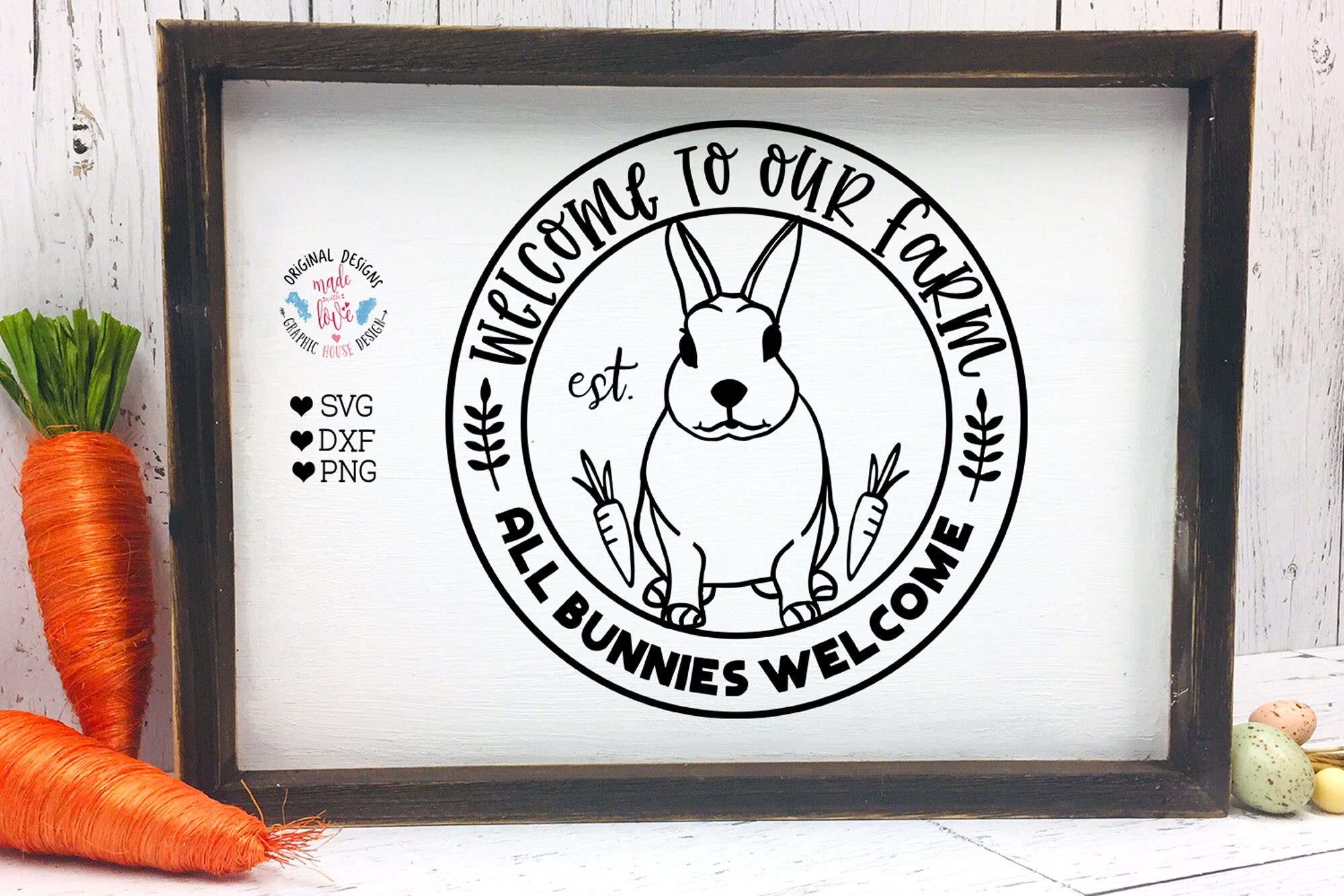 Welcome to Our Farm Farm Svg Bunny Farm Svg Farm Decor Svg | Etsy