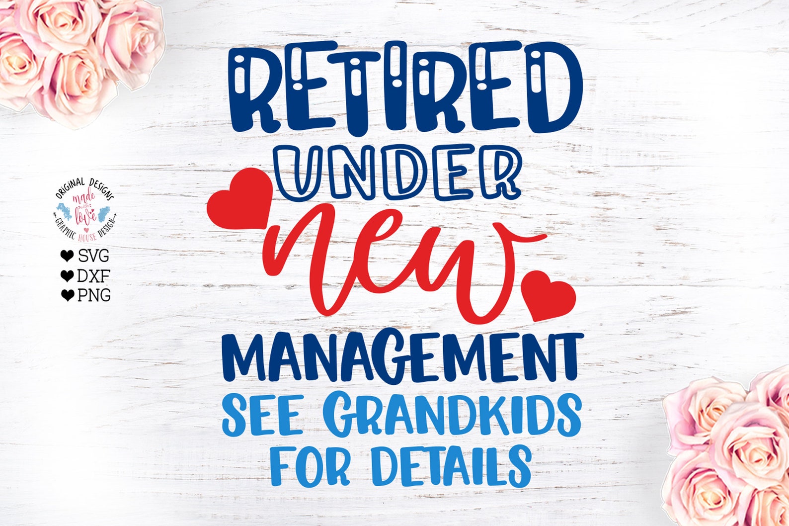Retired Under New Management Retirement Svg Retired Svg - Etsy