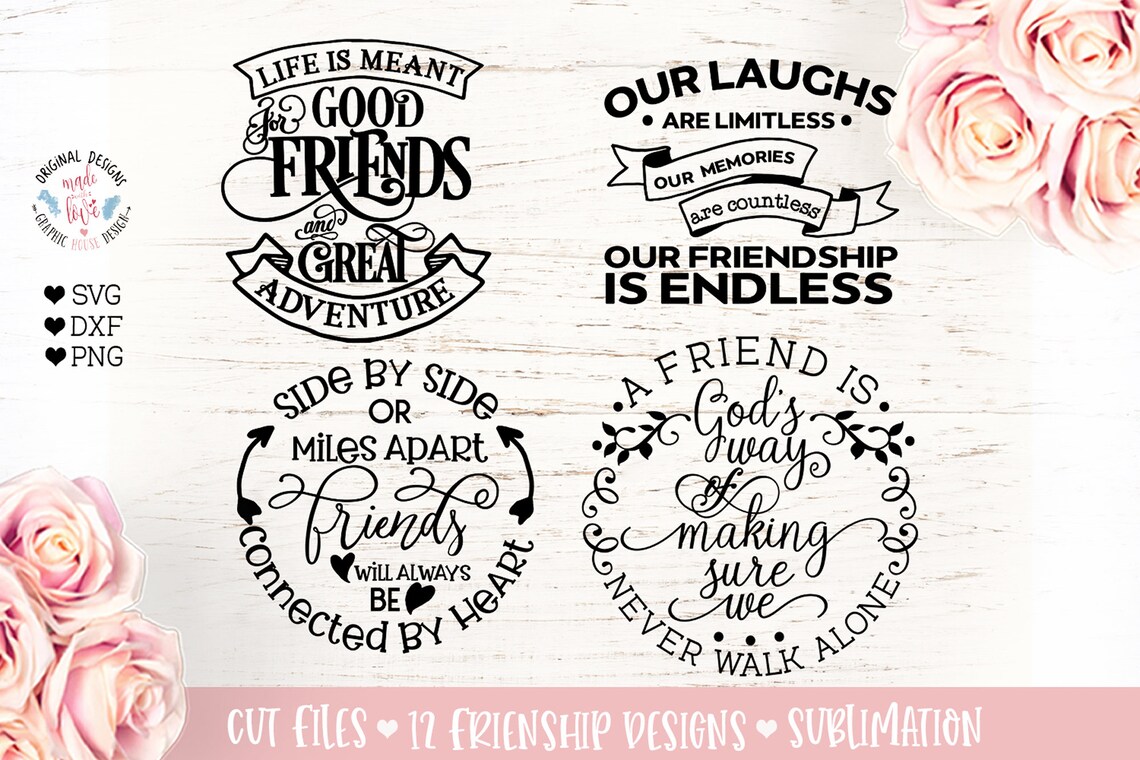 Friends Svg Friends Cut Files Friends Bundle Friends | Etsy